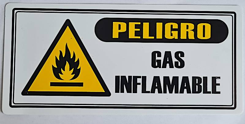 SEÑALIZACIÓN GAS INFLAMABLE Código SEÑ-0003 – SYSMA